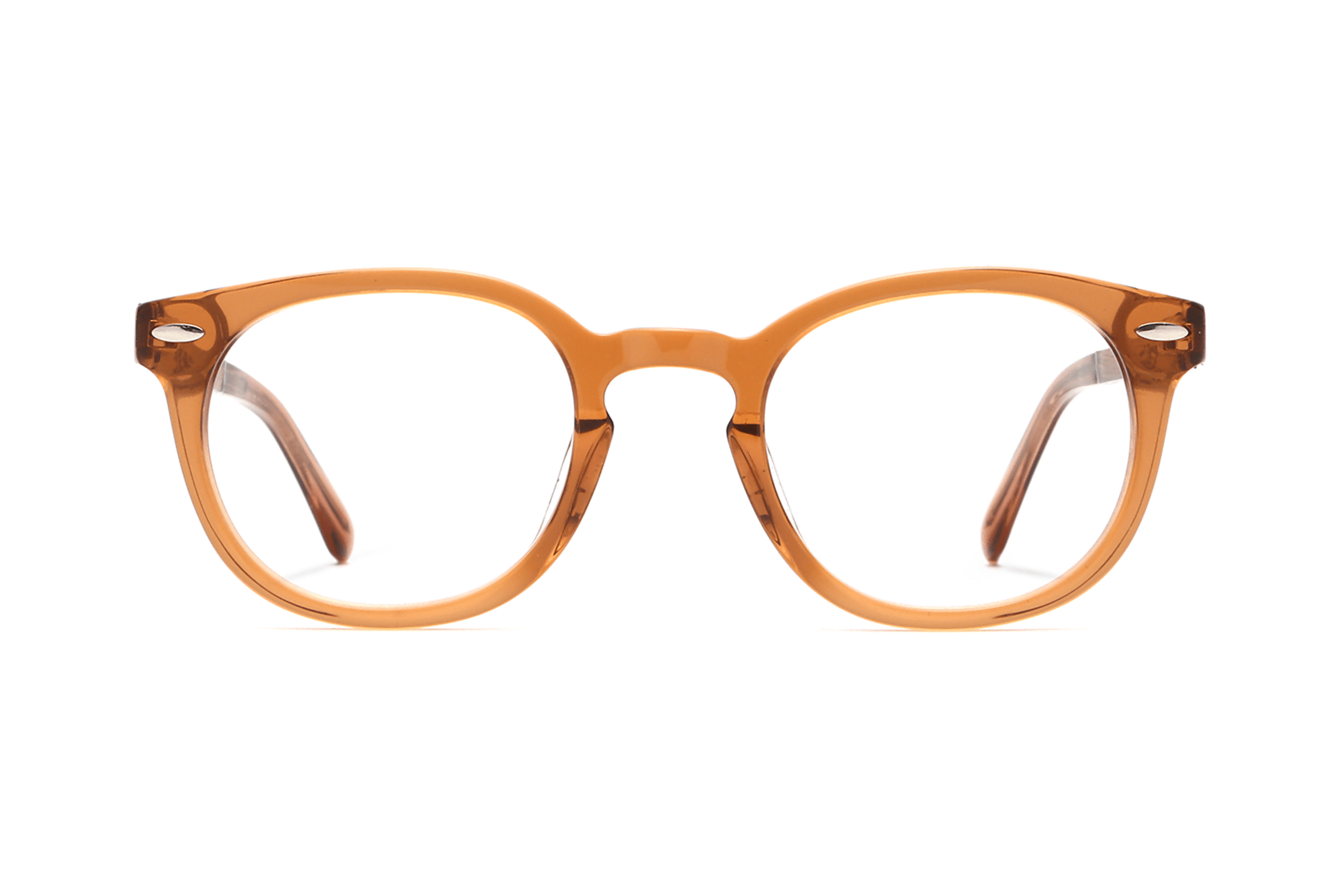 Fierce Brown | Clear Brown Thick Frame Glasses | Kraywoods